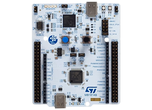 NUCLEO-H503RB STM32 Nucleo-64 Board - STMicro | Mouser