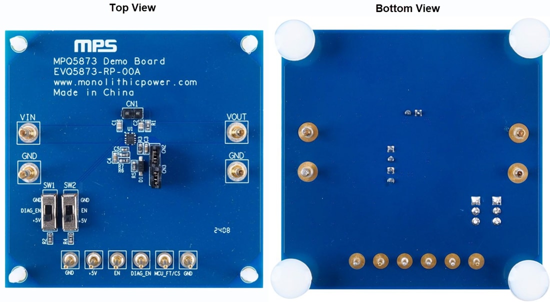 EVQ5873-RP-00A Load Switch Evaluation Board - MPS | Mouser